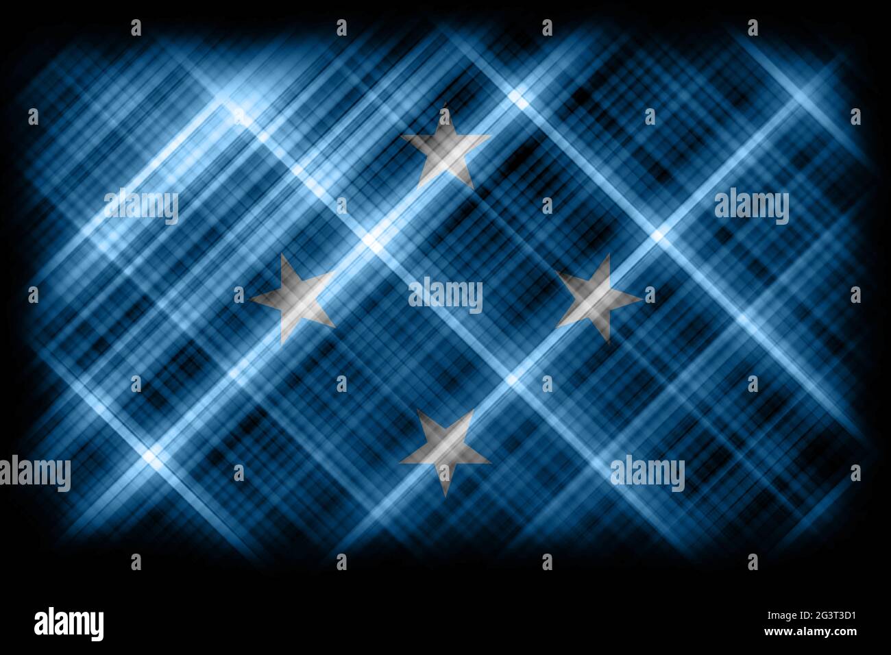 Micronesia flag, national flag, modern flag background Stock Photo - Alamy