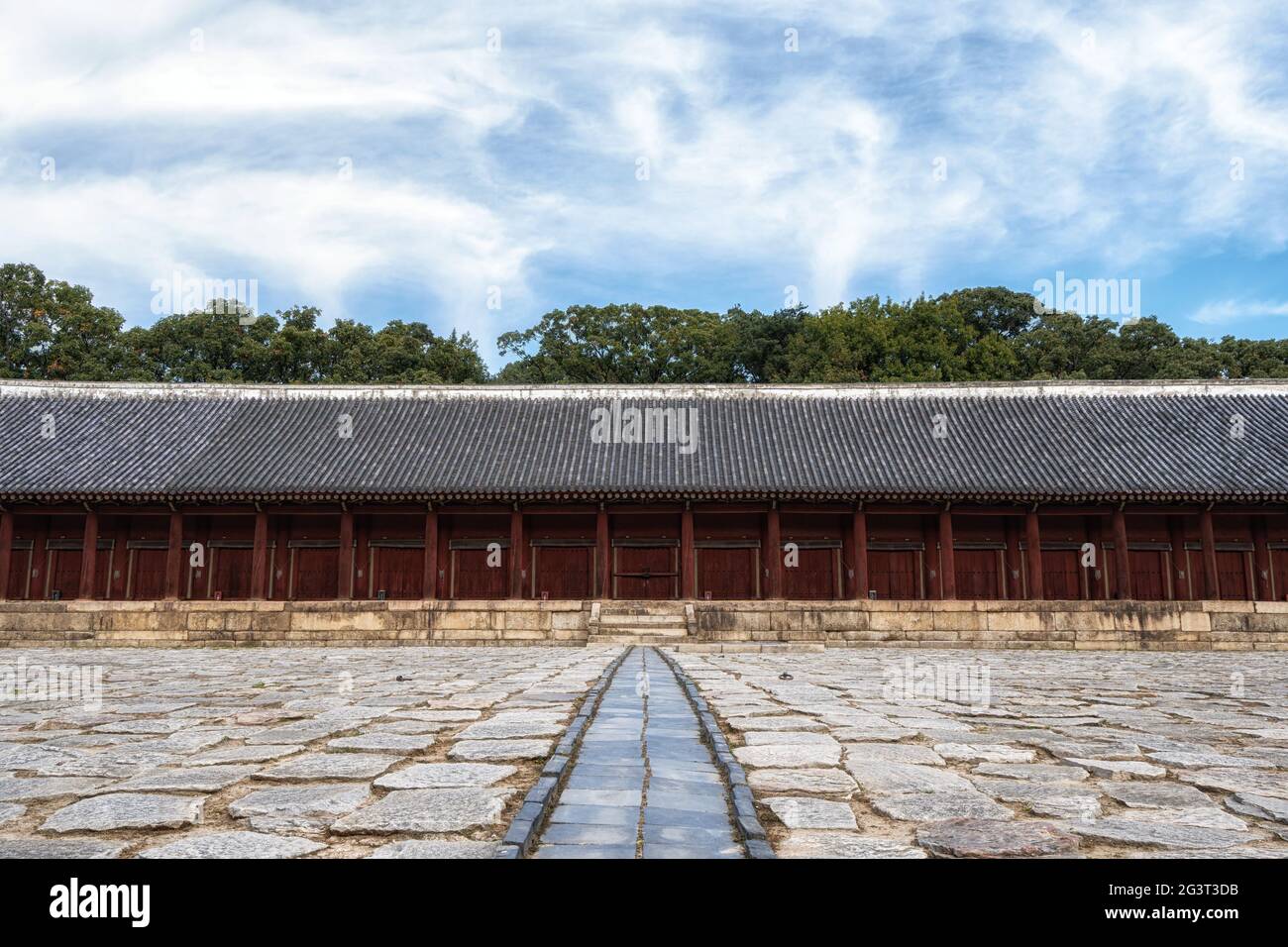 Jeongjeon the main hall Stock Photo - Alamy