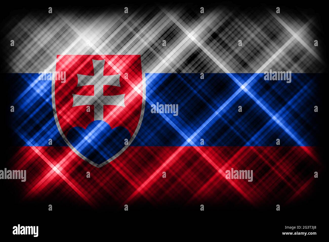 Slovakia flag, national flag, modern flag background Stock Photo - Alamy