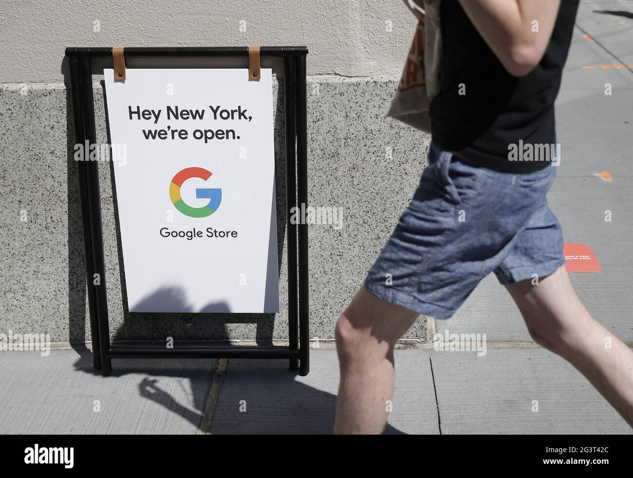 New York, United States. 17th June, 2021. Tech Giant Google officially ...