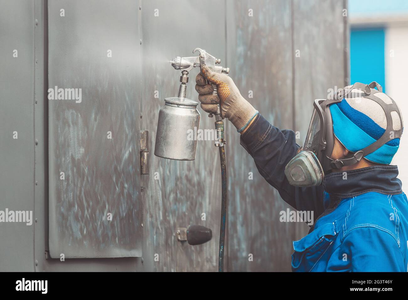 Industrial metal compressor gun hi-res stock photography and images - Alamy