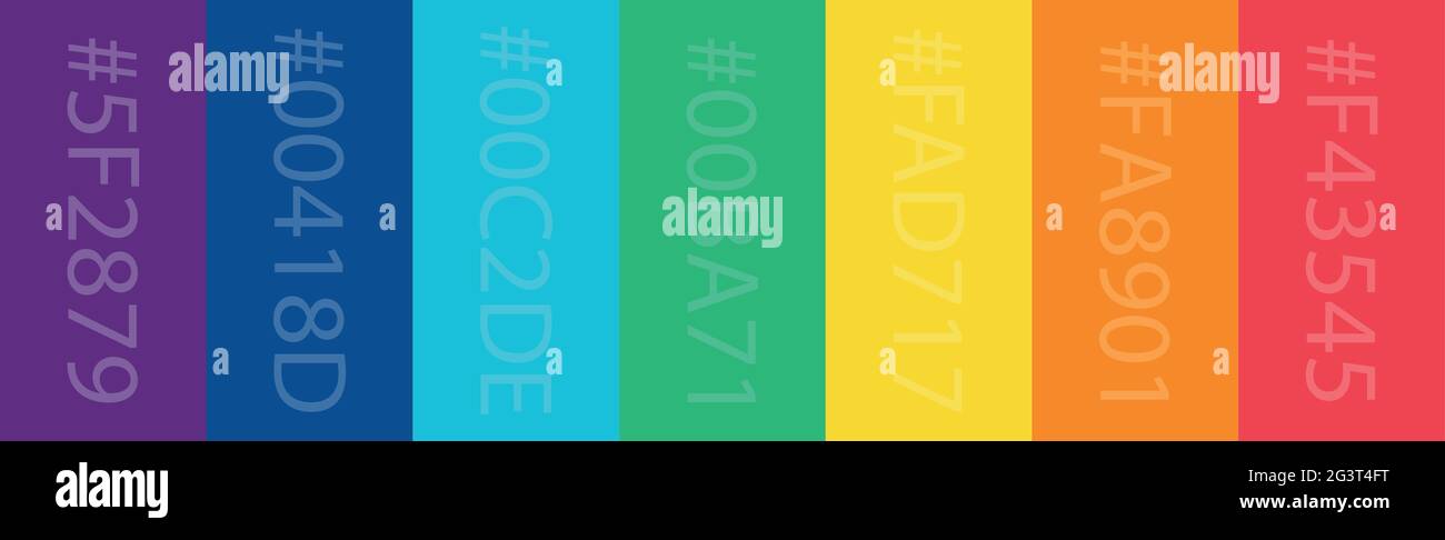 Abstract multicolored rainbow colors, 7 shades, pattern - Vector ...