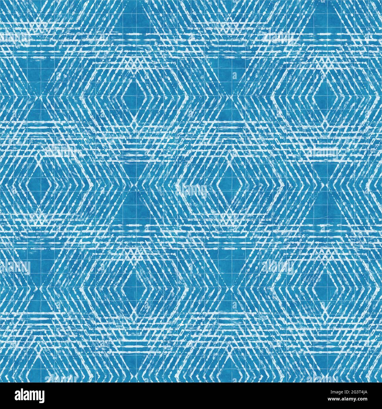 Seamless bright blue blueprint pattern for textile and print Stock ...