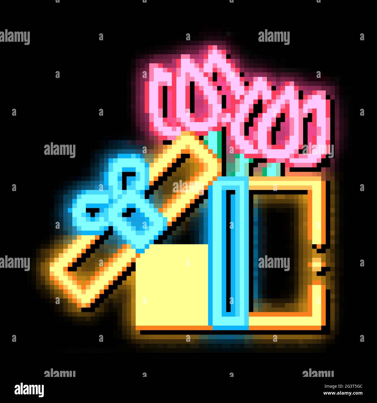 Flower box vase Stock Vector Images - Alamy