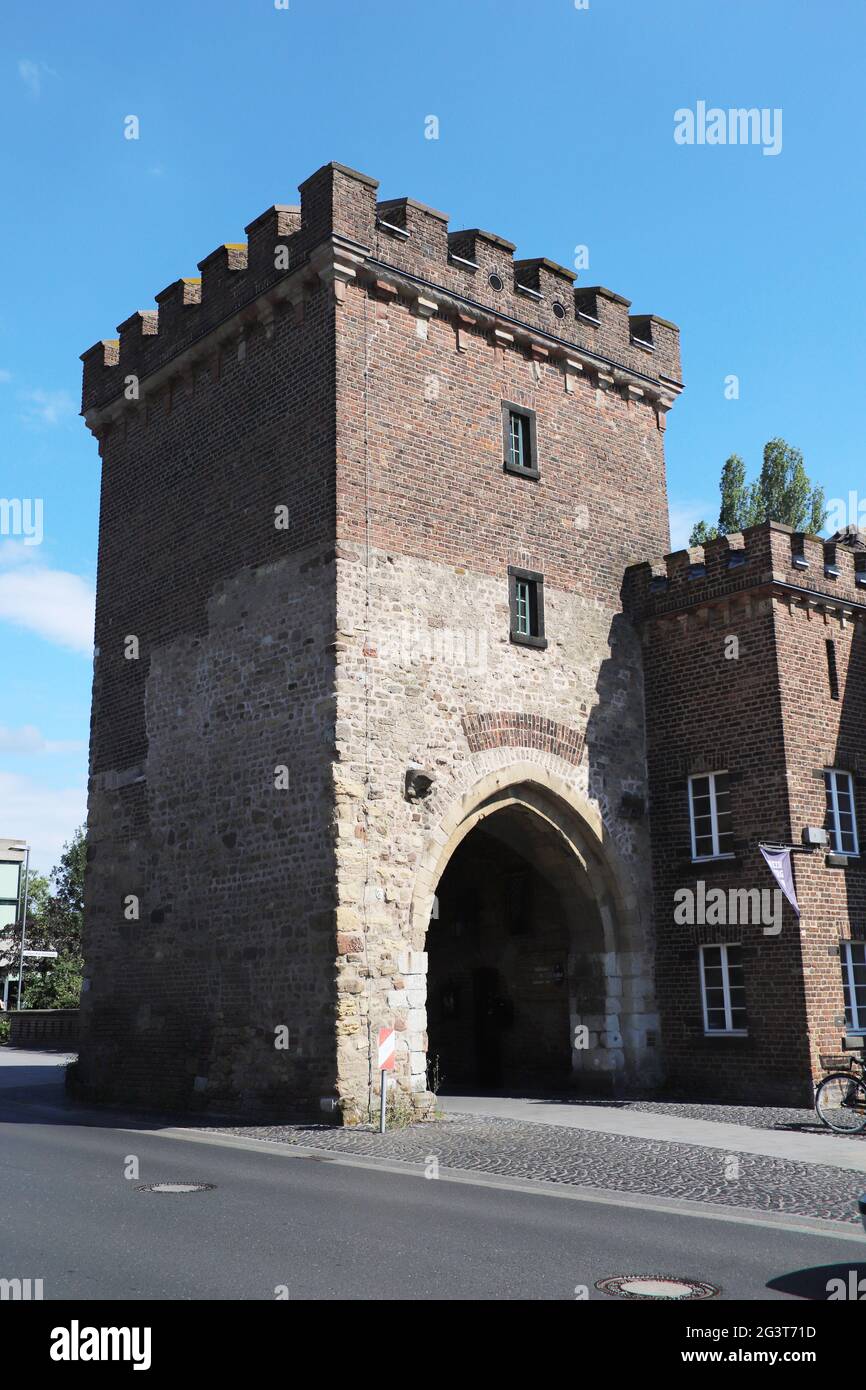 Bonner Gate, historic city gate of the former 14th century city ...