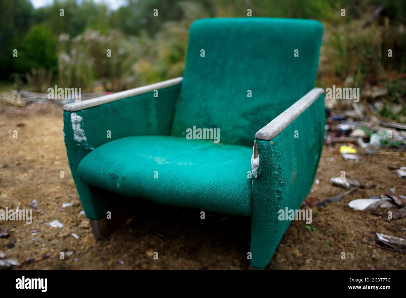 Chair in a landfill hi-res stock photography and images - Alamy