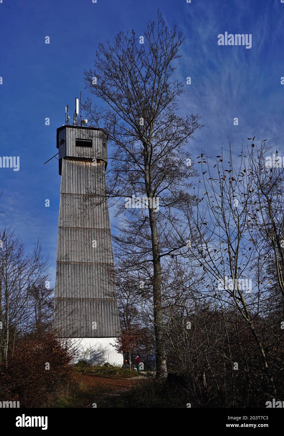 Sternberg-Tower on the swabian alps, germany Stock Photo - Alamy