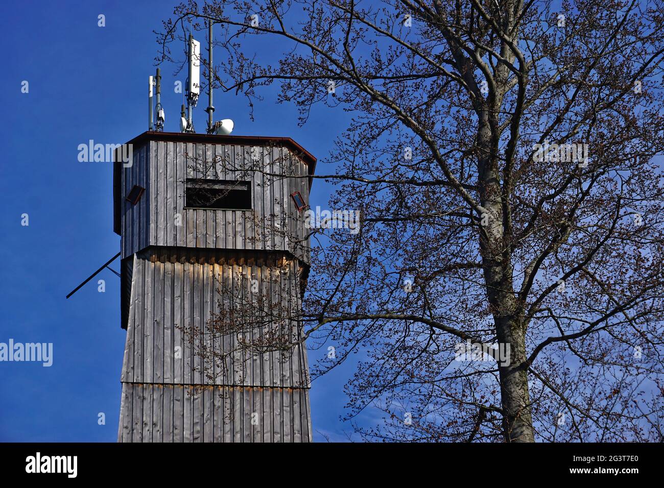 Sternberg-Tower on the swabian alps, germany Stock Photo - Alamy