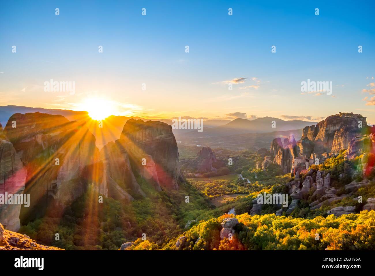Greek summer sunset hi-res stock photography and images - Alamy