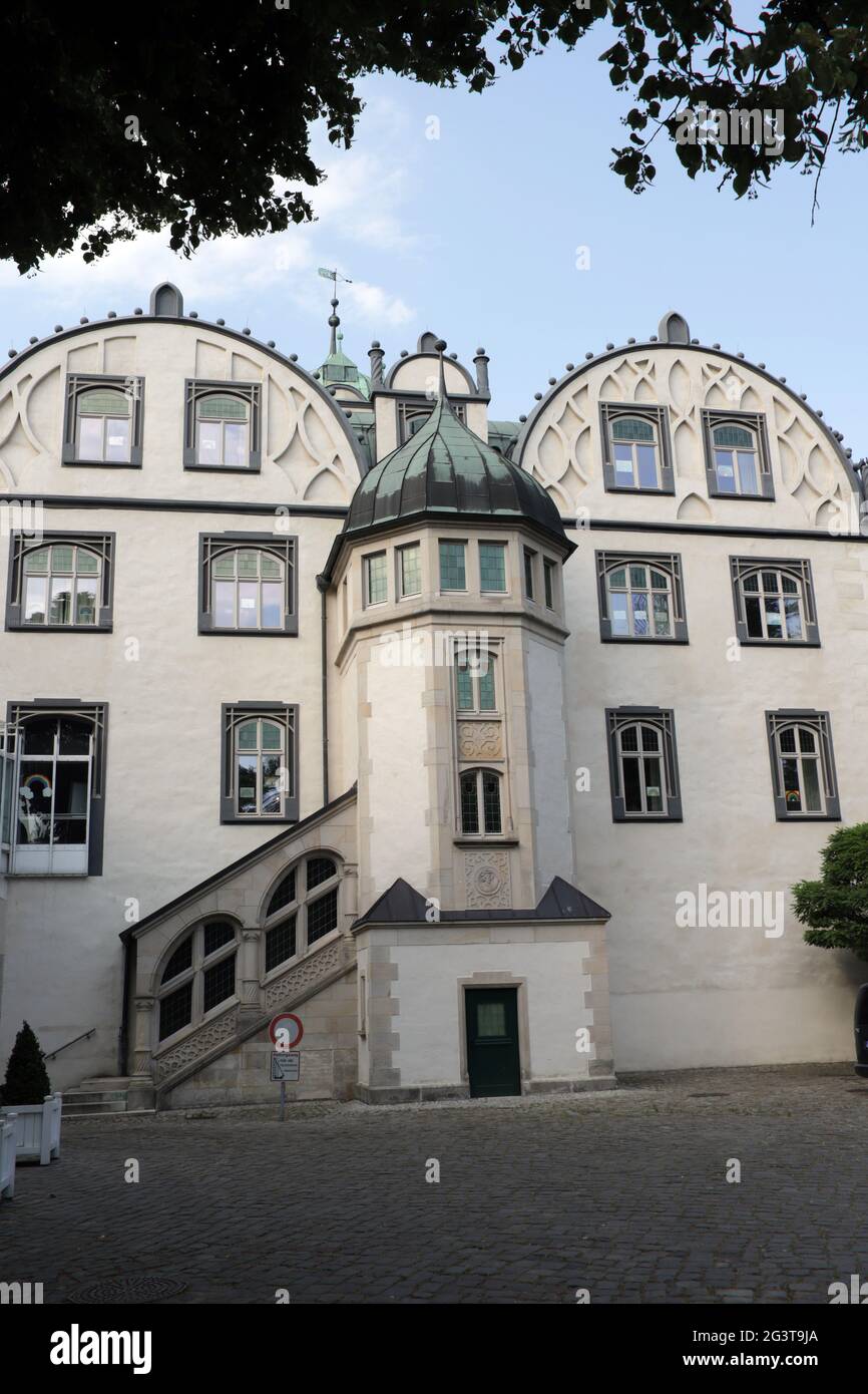 Gifhorn Castle, castle complex in the Weser Renaissance style, today ...