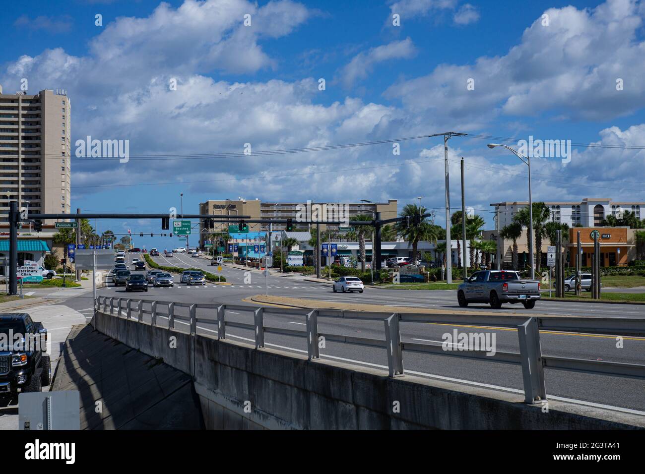Looking east from the Port Orange Causeway Stock Photo - Alamy