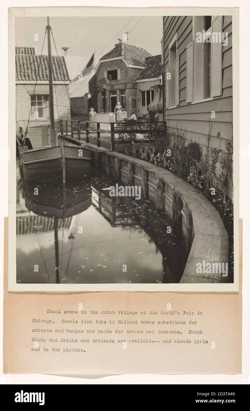 Dutch Pavilion in Chicago. The Dutch pavilion at the World Exhibition ...