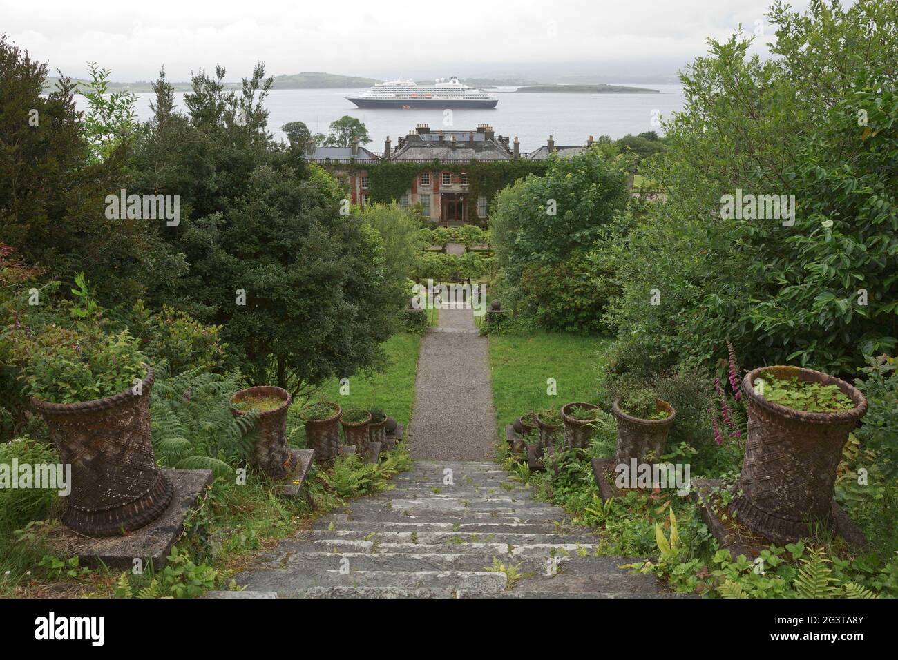 Bantry House and Gardens in County West Cork Ireland Stock Photo - Alamy