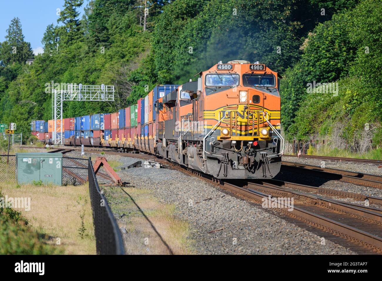 Bnsf railway intermodal hi-res stock photography and images - Alamy