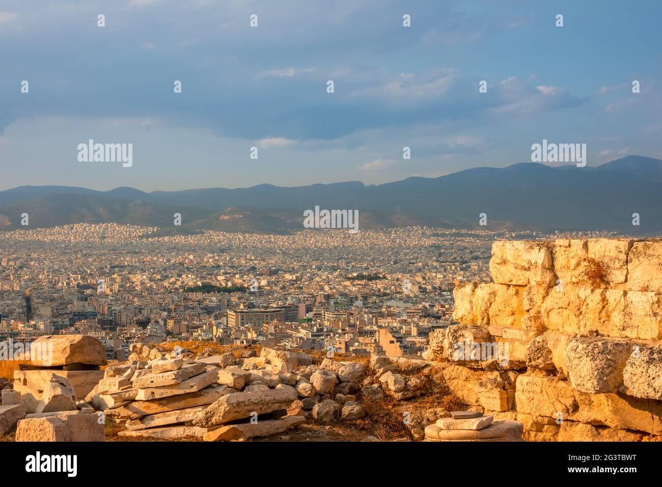 Landscape view antique ruins hi-res stock photography and images - Alamy