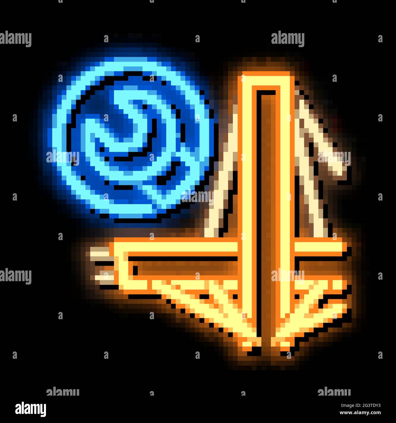 bridge repair neon glow icon illustration Stock Vector Image & Art - Alamy