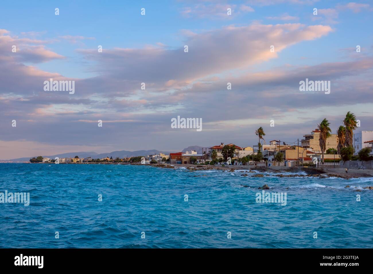 Windy shore sunset hi-res stock photography and images - Alamy
