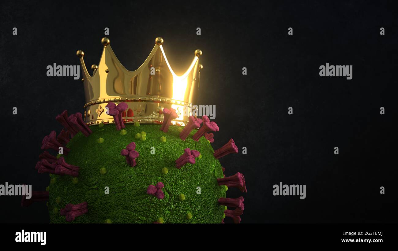 King Corona Virus Stock Photo - Alamy