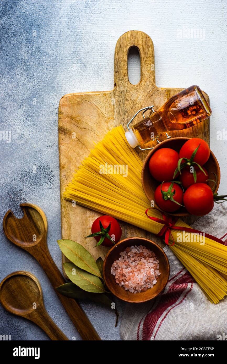 Pasta cooking concept Stock Photo - Alamy