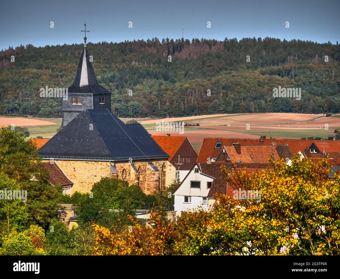 Waldeck in hesse Stock Photo - Alamy