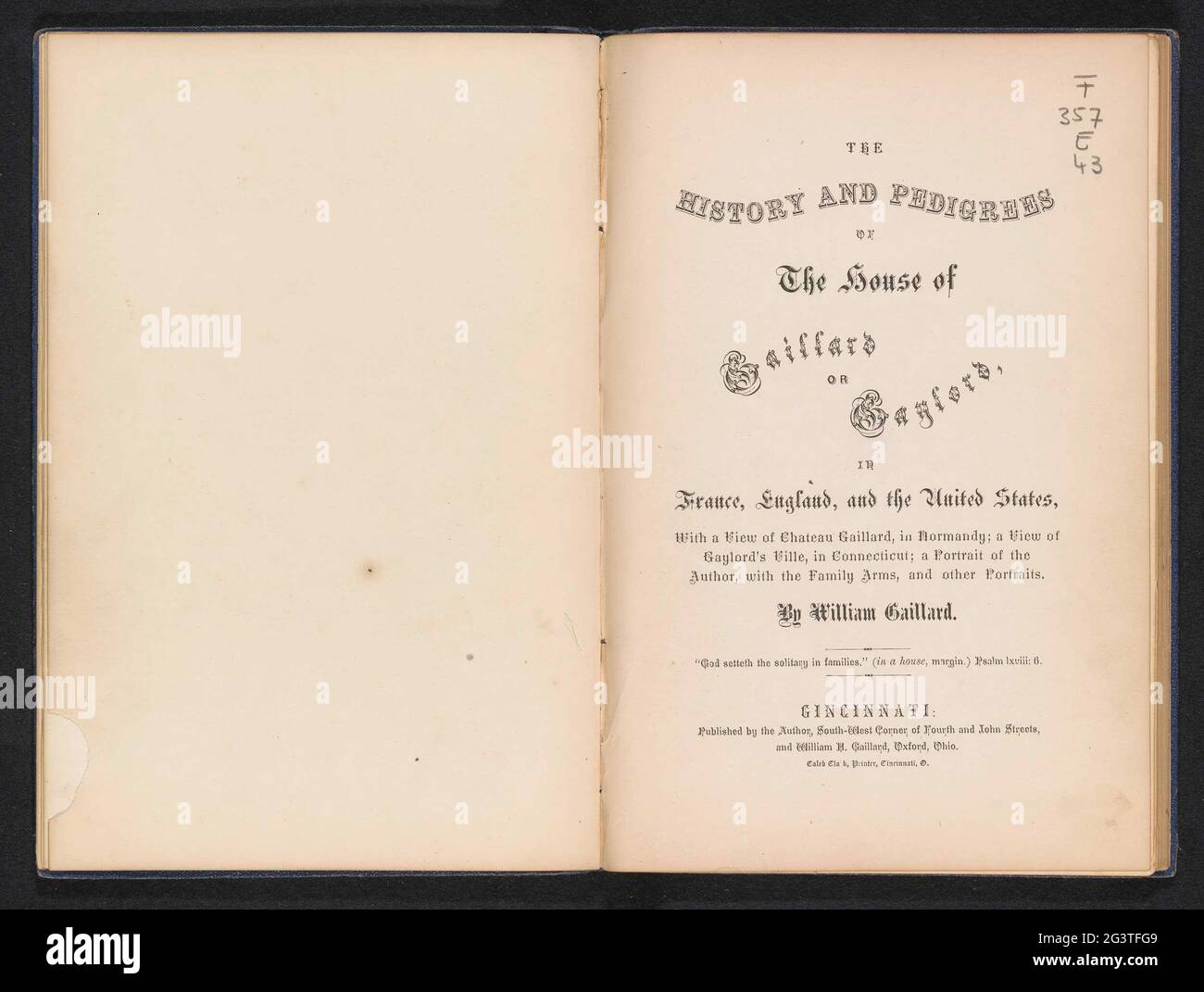 The history and pedigrees of the house of Gaillard or Gaylord, in ...