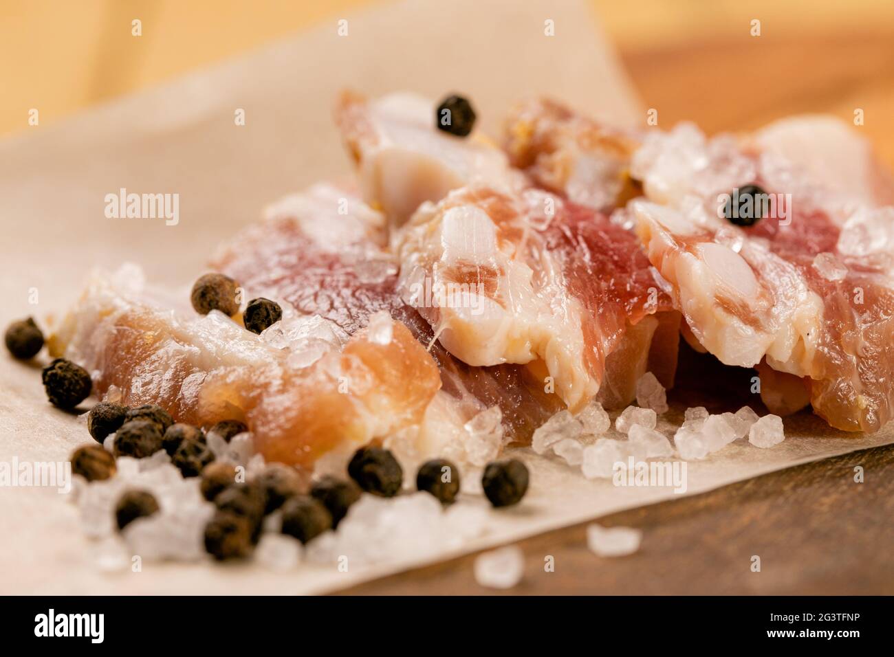 Salted pork hi-res stock photography and images - Alamy