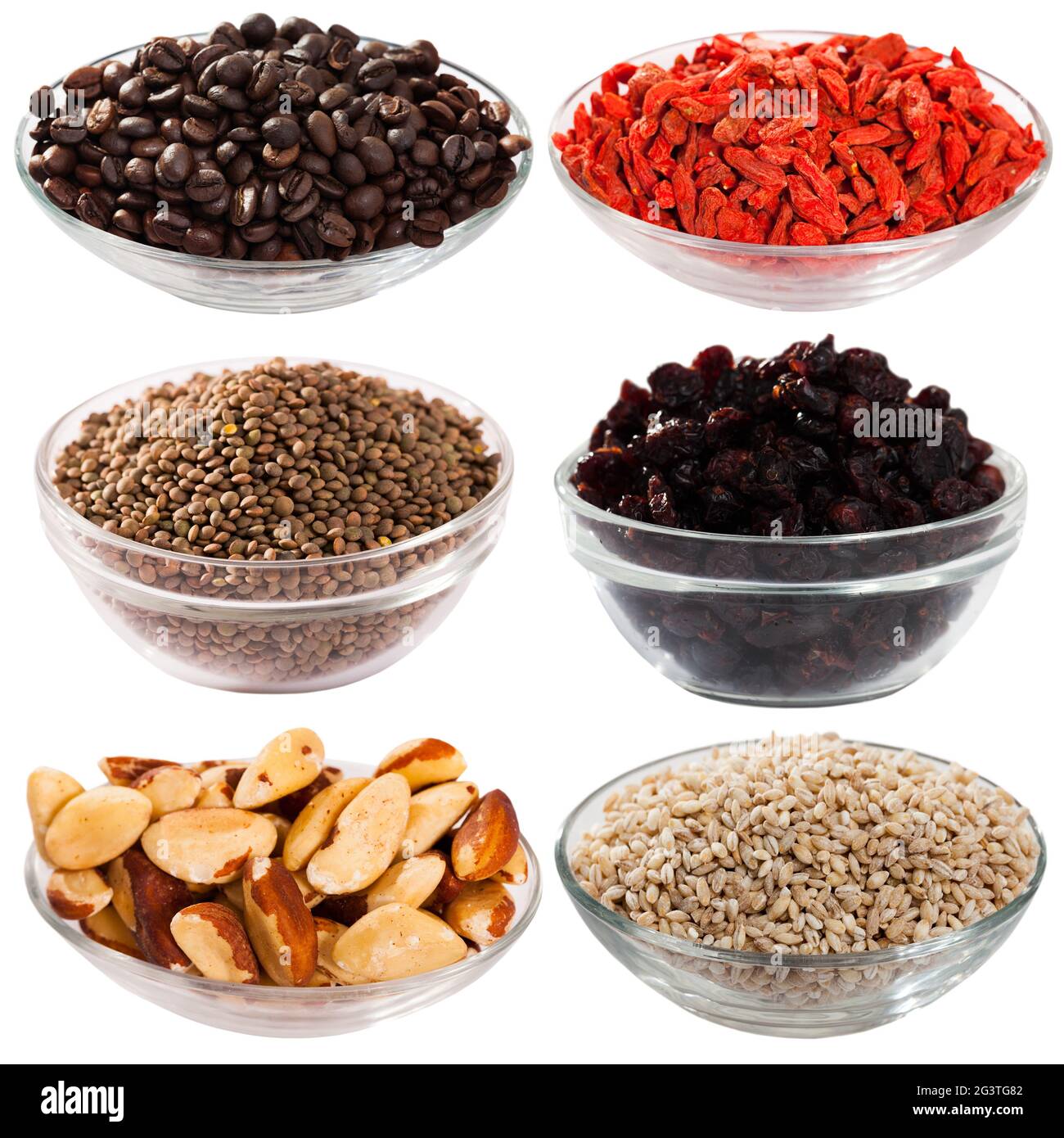 Set of various dried grocery products Stock Photo - Alamy