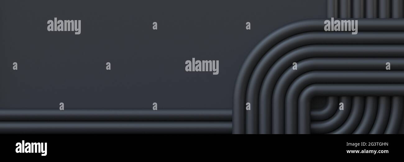 Abstract background parallel lines composition 3D Stock Photo - Alamy