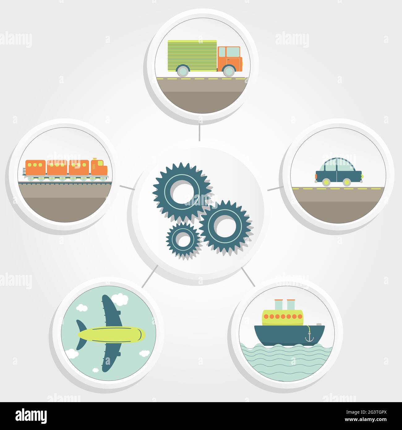 Metro train factory Stock Vector Images - Alamy