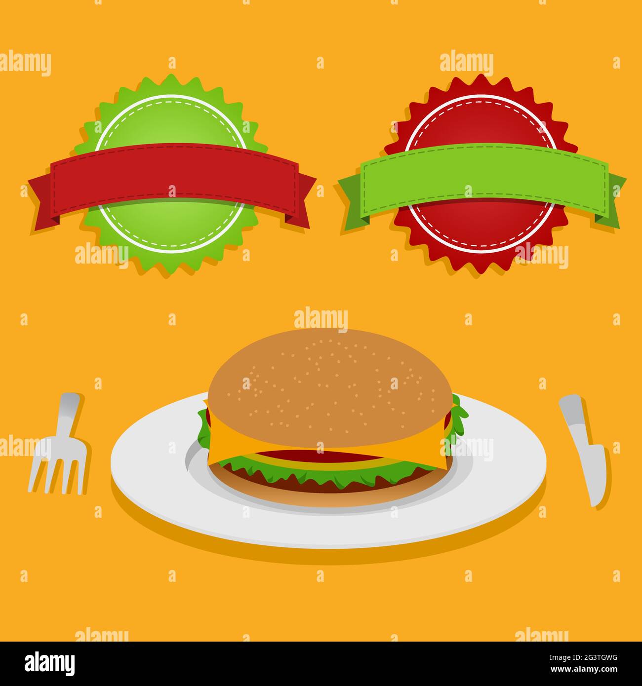 Sandwich fork knife on Stock Vector Images - Alamy