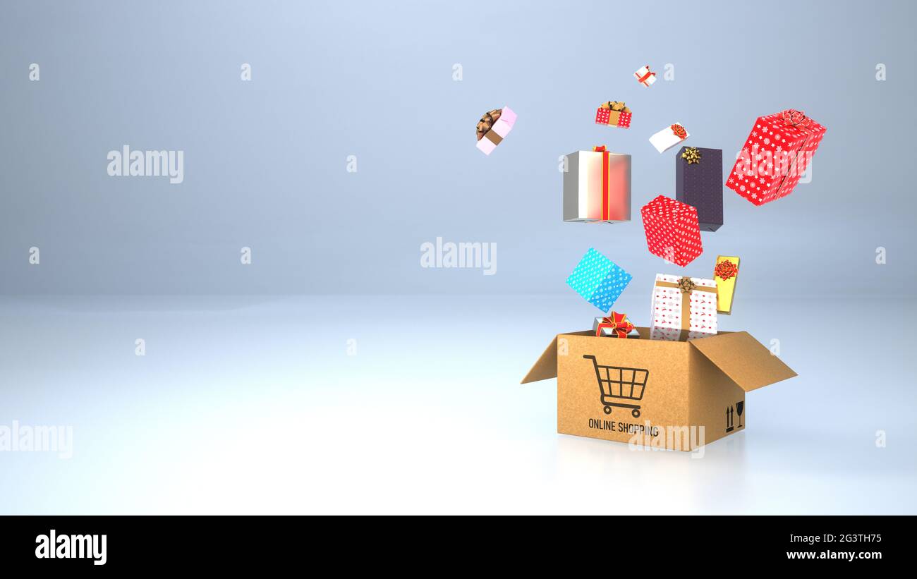 Father christmas with parcel hi-res stock photography and images - Alamy