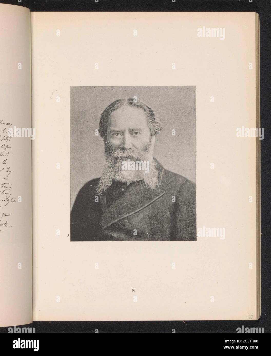 Portret van James Russell Lowell Stock Photo - Alamy