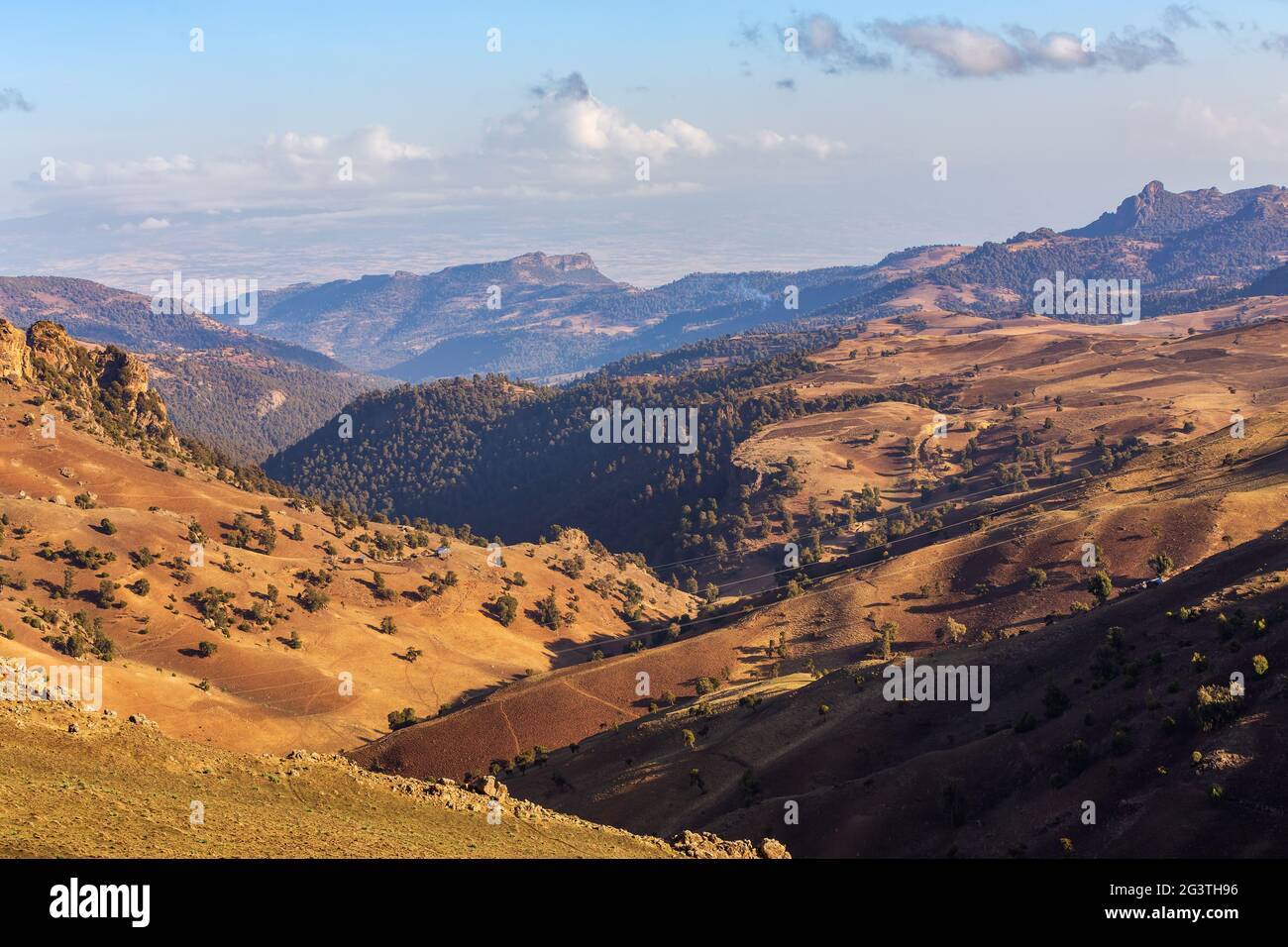 Landscape of Bale Mountain, Ethiopia wilderness Stock Photo - Alamy