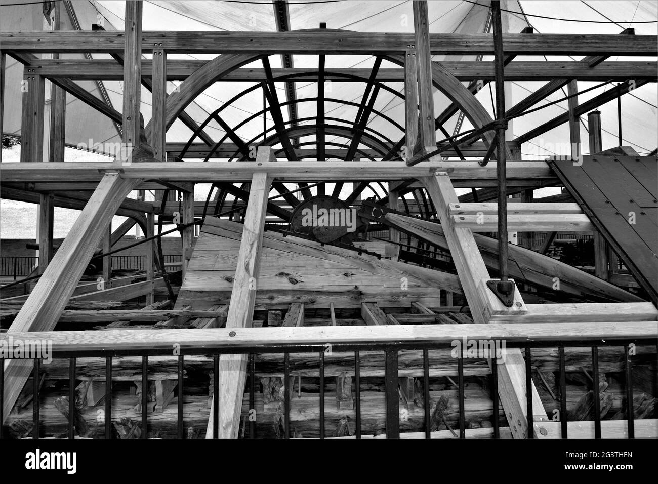 The USS Cairo in the Vicksburg National Military Park Stock Photo - Alamy