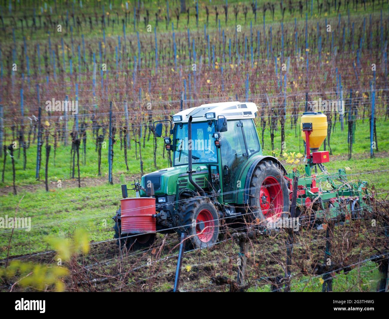 Vineyard tractor hi-res stock photography and images - Alamy