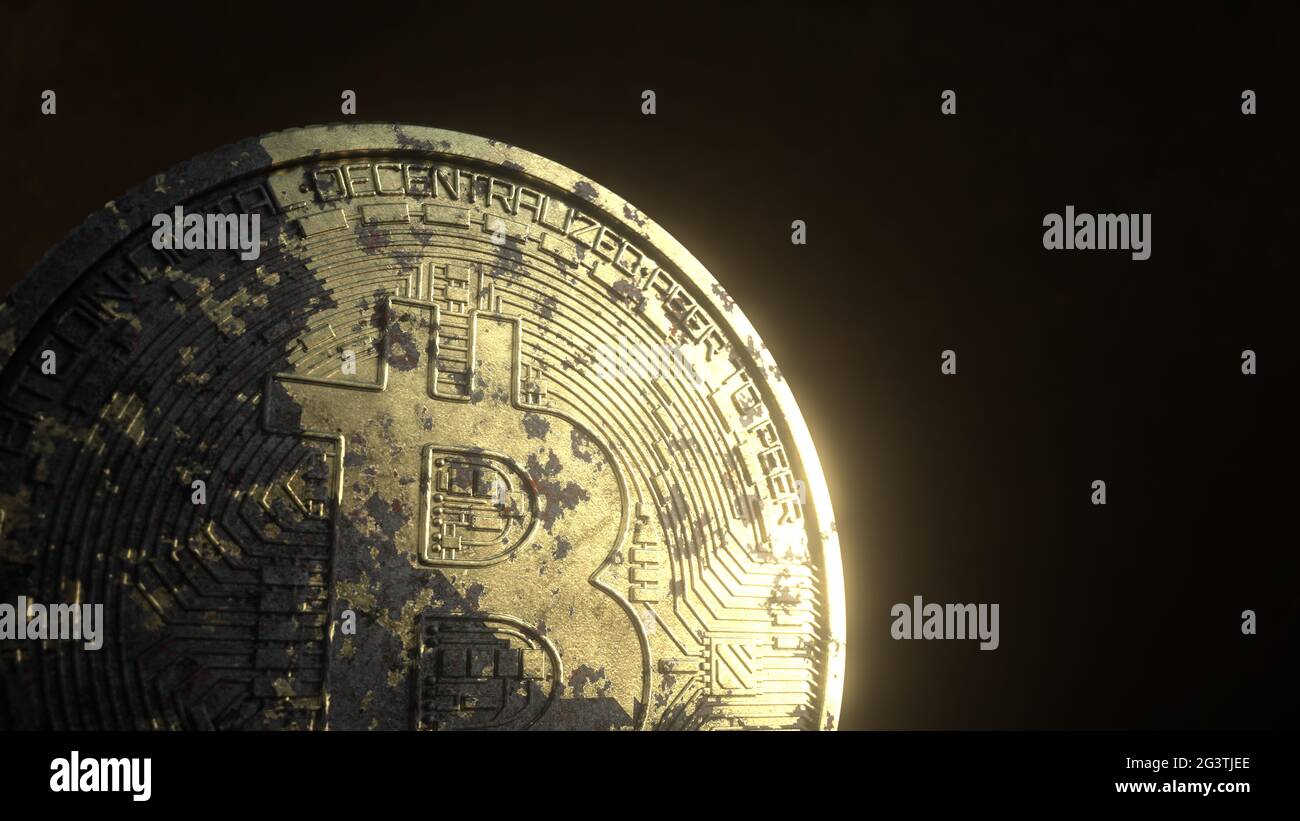 Brass bitcoin hi-res stock photography and images - Alamy