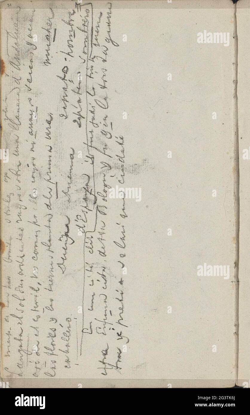 Spanish sketchbook hi-res stock photography and images - Alamy