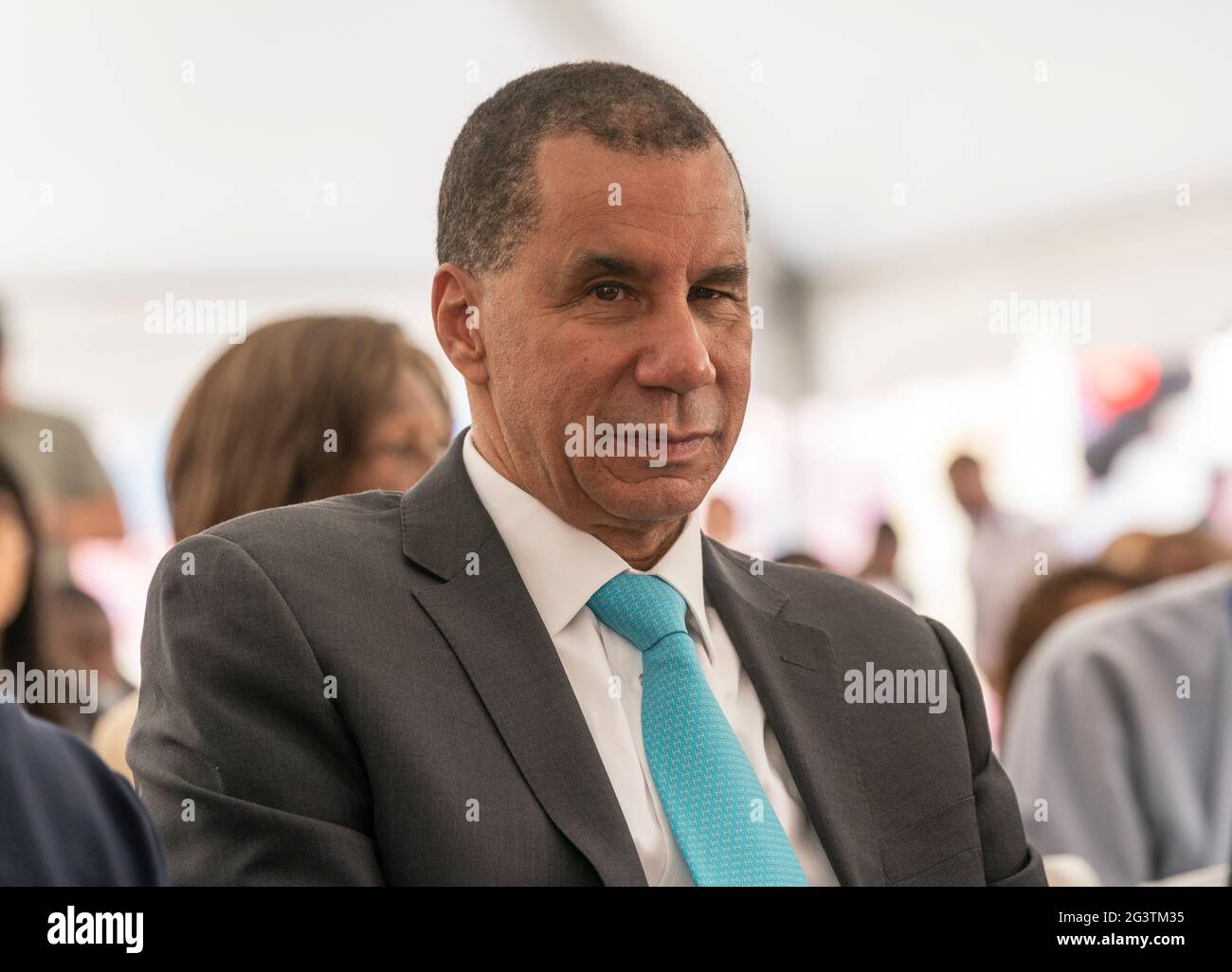 New York, NY - June 17, 2021: Former Governor David Paterson attends ...