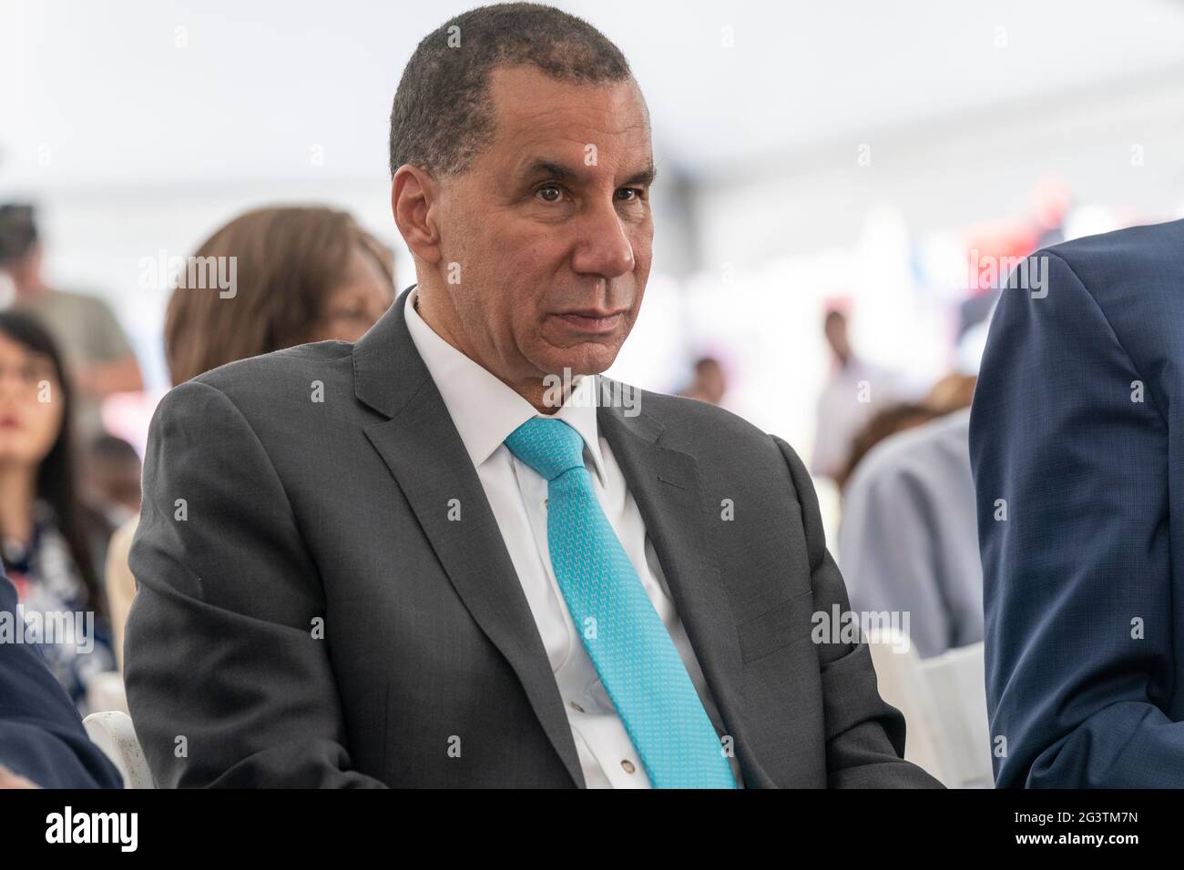 New York, NY - June 17, 2021: Former Governor David Paterson attends ...