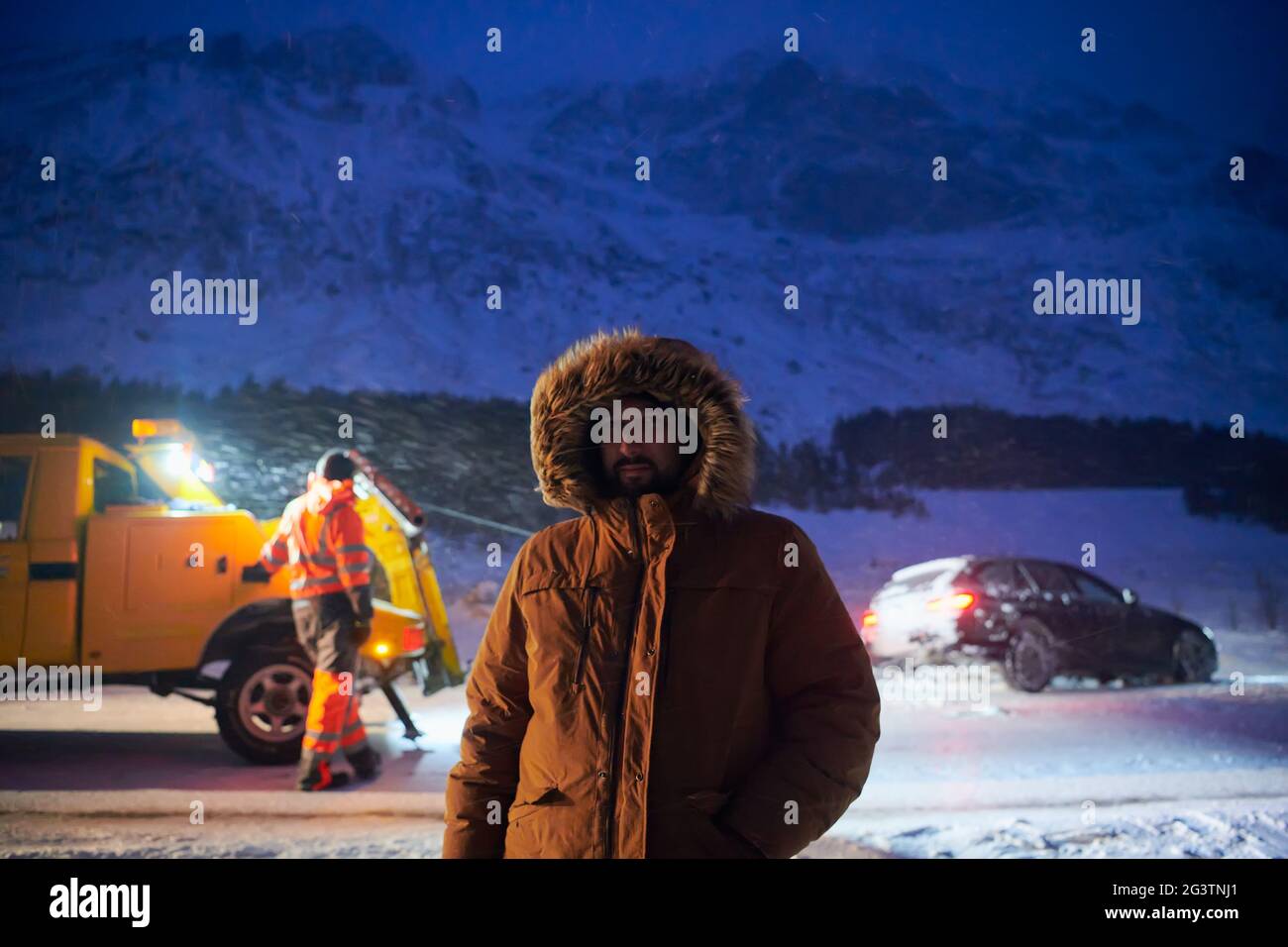 Man tourist after accident hi-res stock photography and images - Alamy