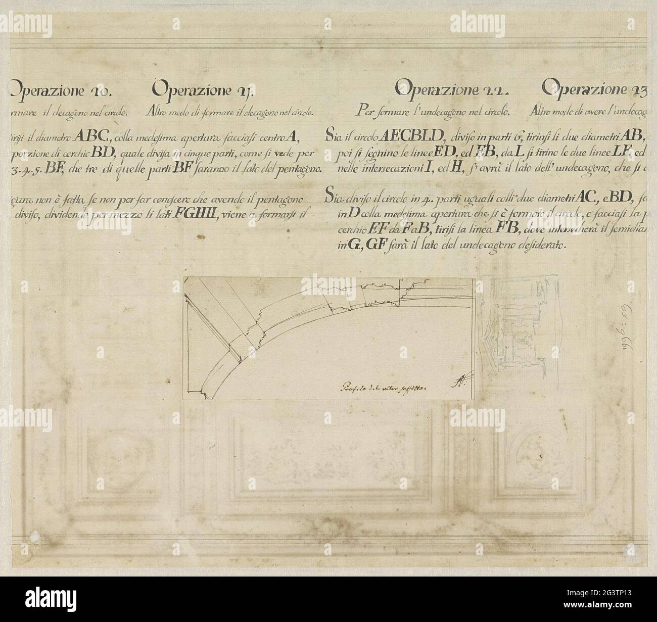 Profile ceiling list and a sketch. Sketch profile ceiling table and a ...
