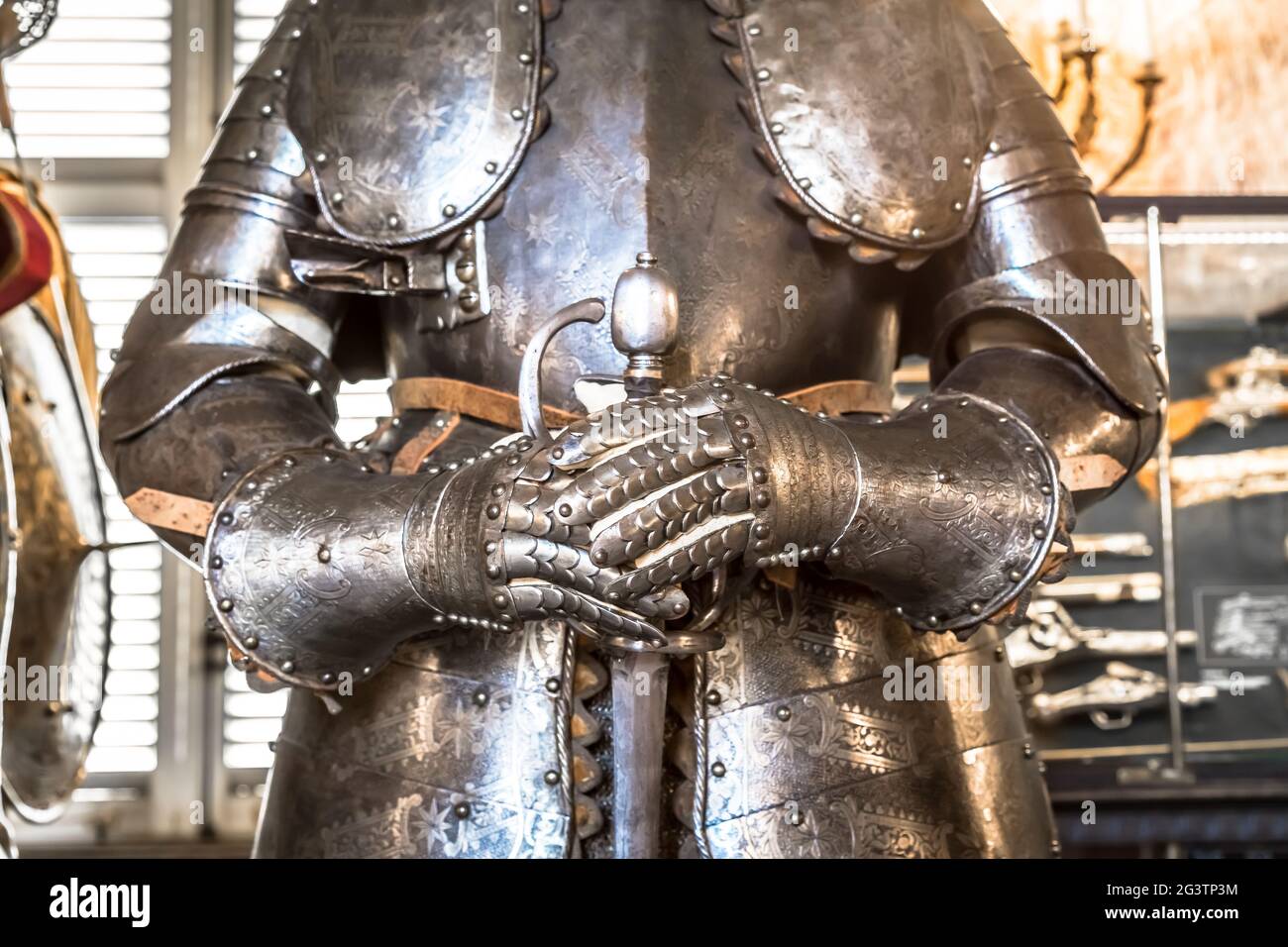 Middle age knight armour - 15th Century Stock Photo - Alamy