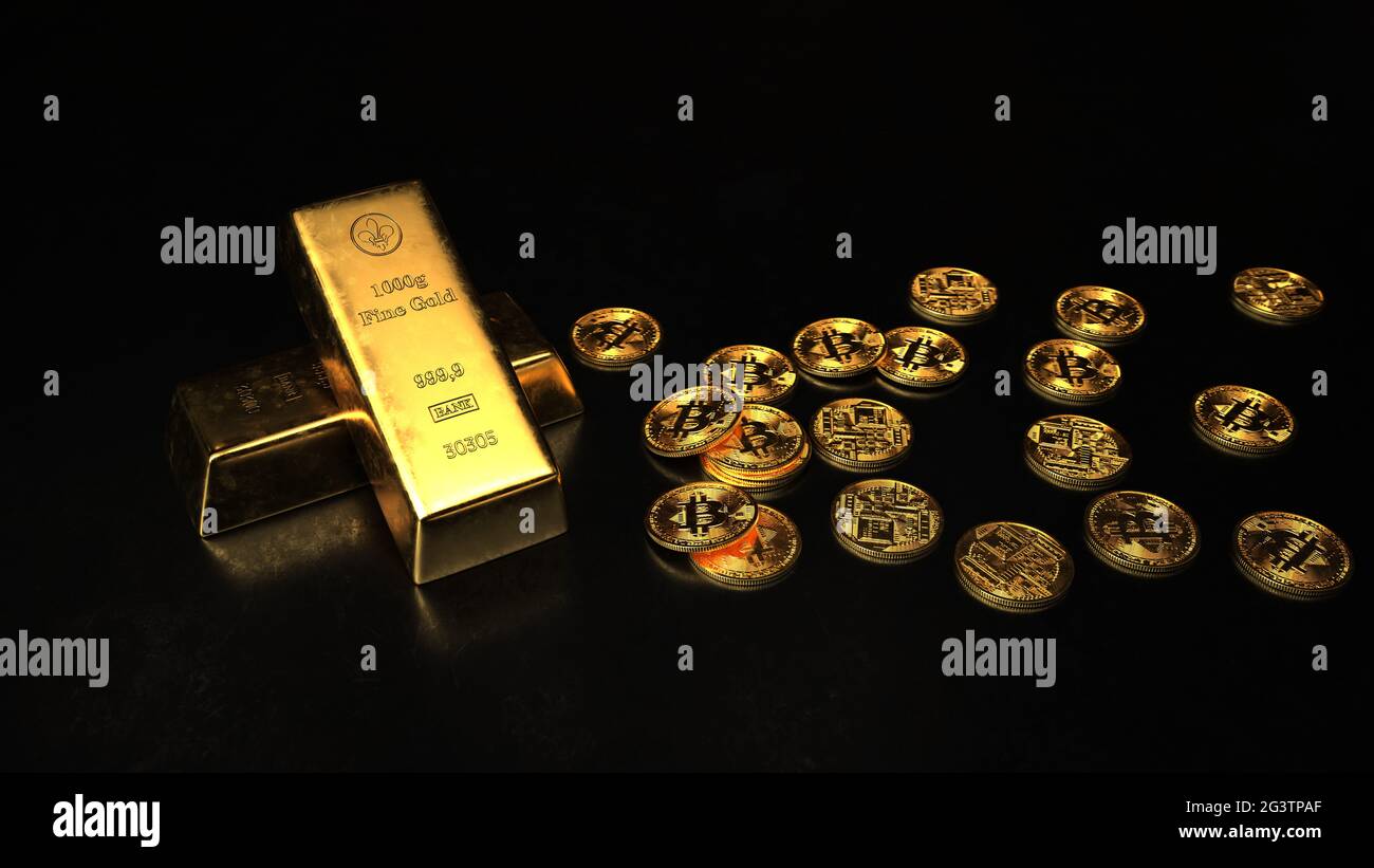 Gold bars and gold coins hi-res stock photography and images - Alamy