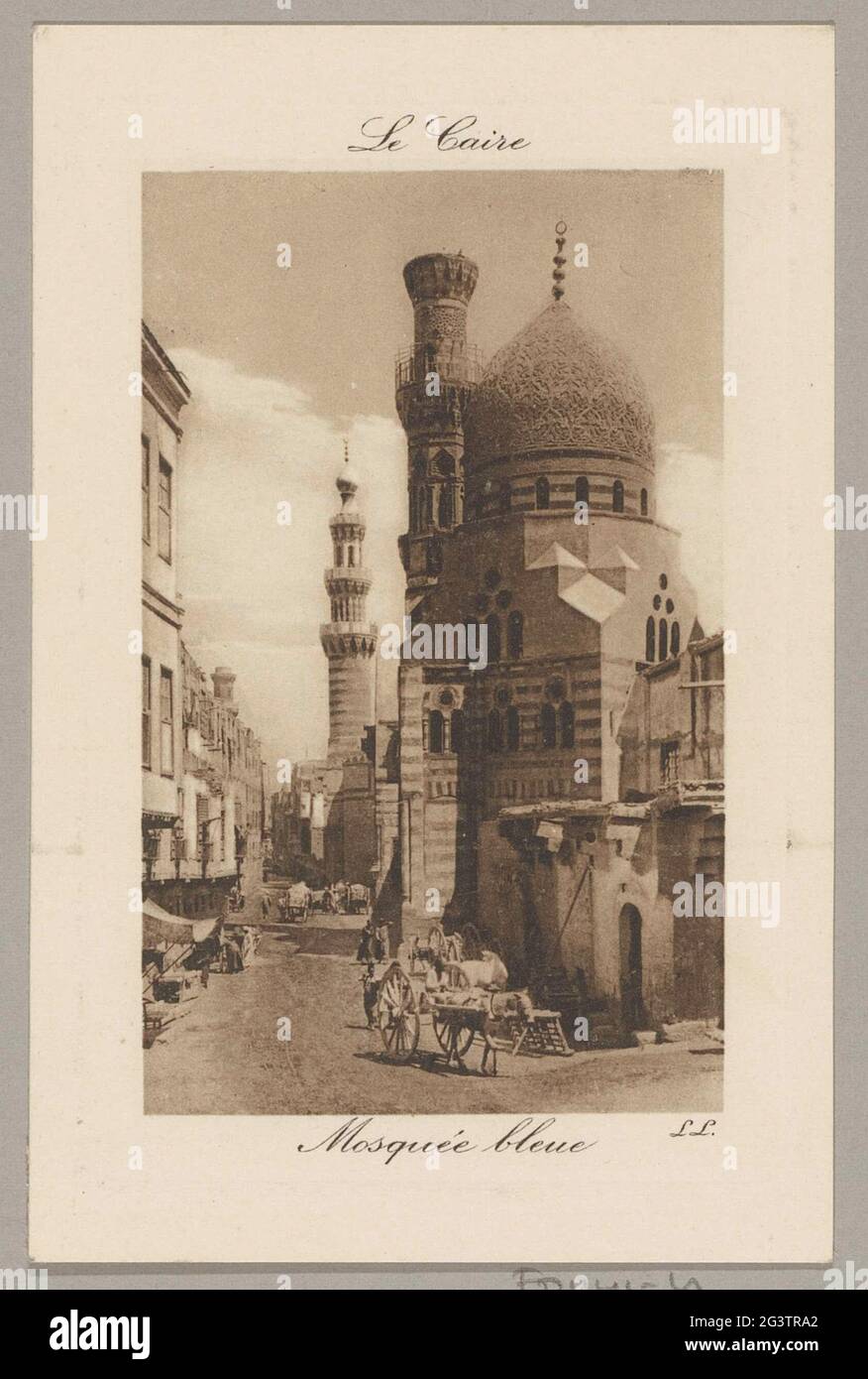 Blue mosque in Cairo; Le Caire Mosquée Bleue. Part of photo album from ...