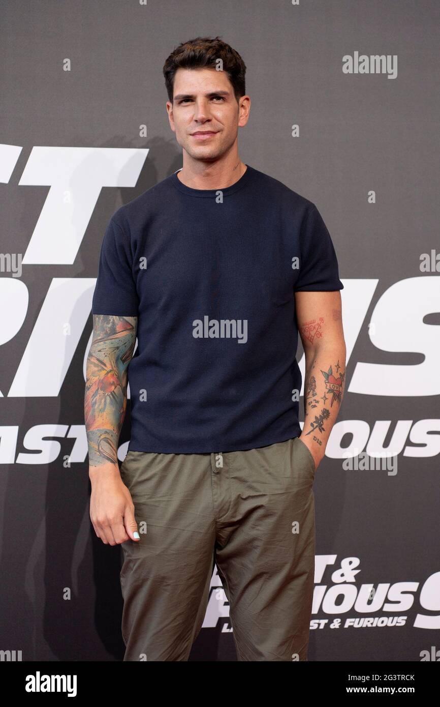 Madrid, Spain. 17th June, 2021. Diego Matamoros attends the Fast and ...