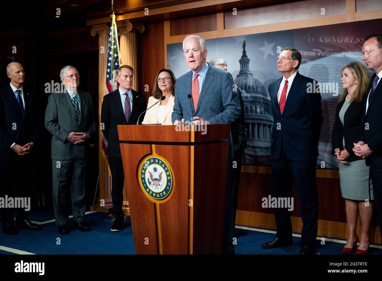 Washington, United States. 17th June, 2021. U.S. Senator John Cornyn (R ...