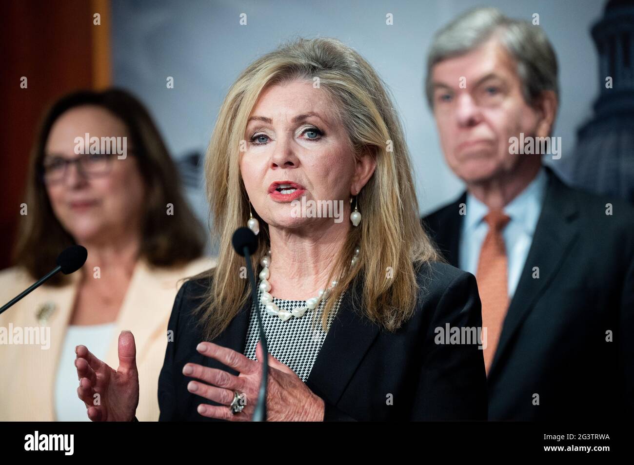 Washington, United States. 17th June, 2021. U.S. Senator Marsha ...