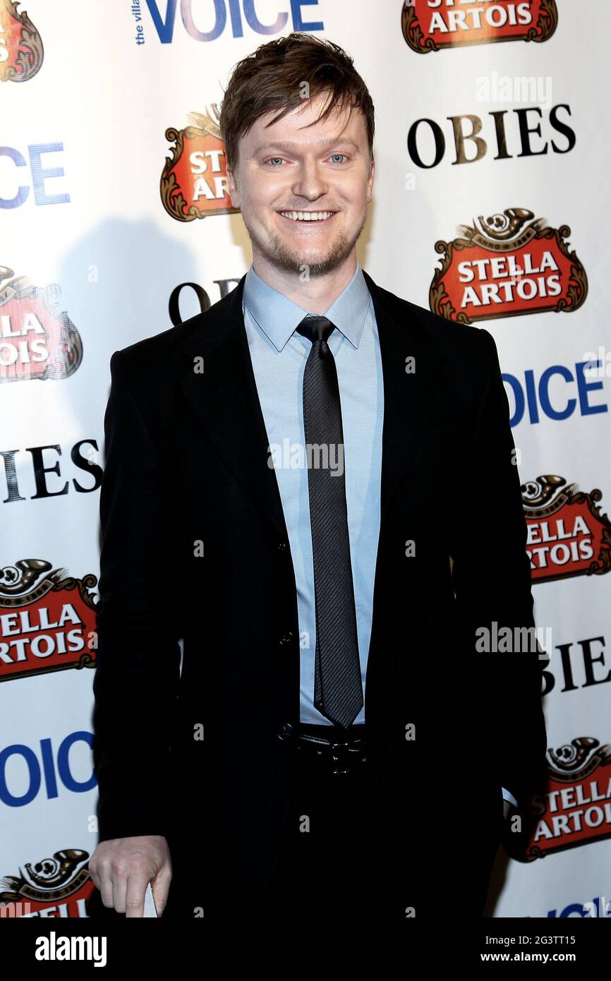 New York, NY, USA. 21 May, 2012. Steven Boyer at the 57th annual Obie ...