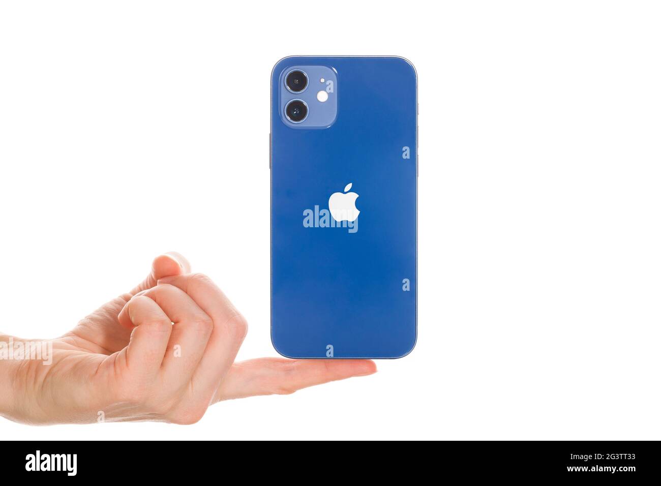 Iphone 12 Blue High Resolution Stock Photography and Images - Alamy