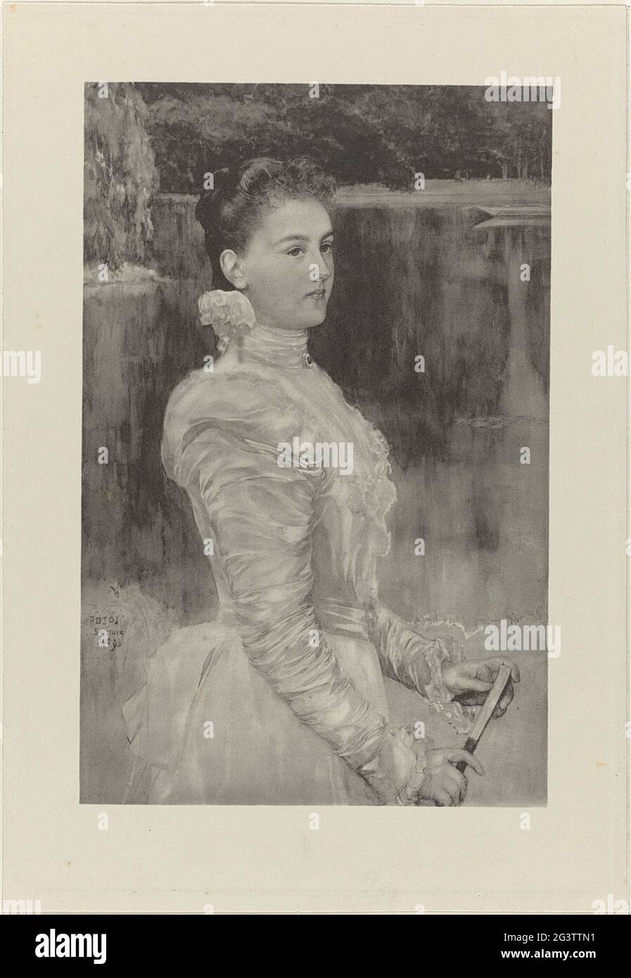 Portrait of Wilhelmina, Queen of the Netherlands. Portrait of ...